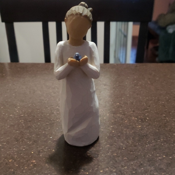 Willow Tree | Accents | Willow Tree Nurture Nib 2756 Girl Holding Blue ...